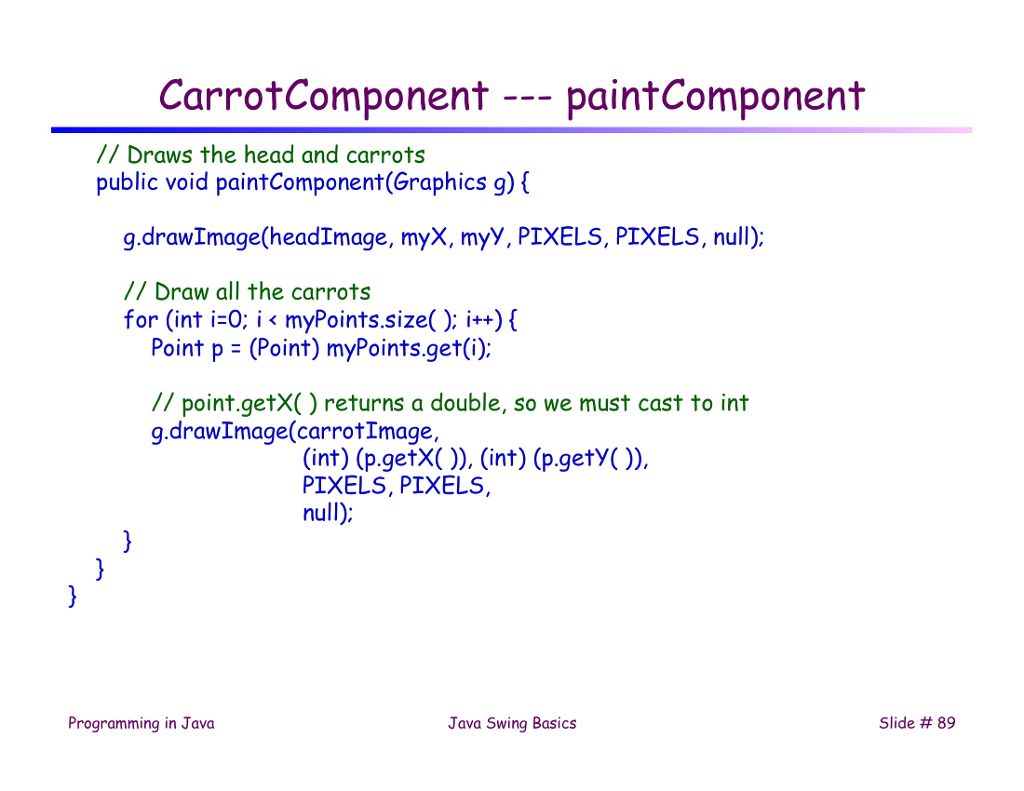 Carrot Component Example Carrot Start Faster Slower | Chegg.com