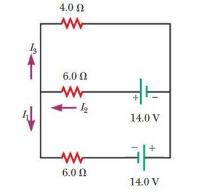 Solved Use Kirchhoff's two rules, the junction rule once and | Chegg.com