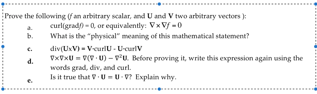 Solved Prove the following (fan arbitrary scalar, and U and | Chegg.com