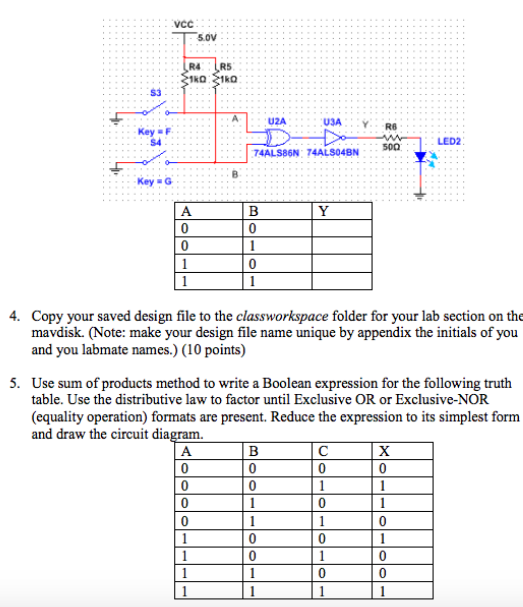 Solved Exclusive-OR, Exclusive-NOR Gates Objectives .Verify | Chegg.com