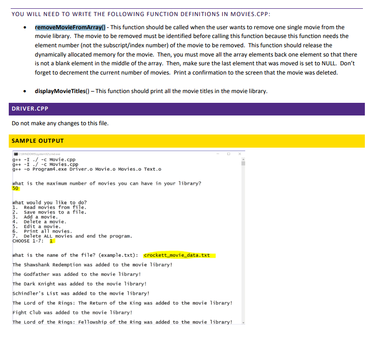 Solved I need help finishing the below code in C++. There | Chegg.com