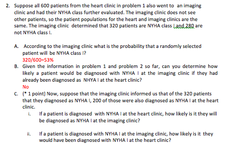Solved I just need help with 2c but you need the info from 1 | Chegg.com