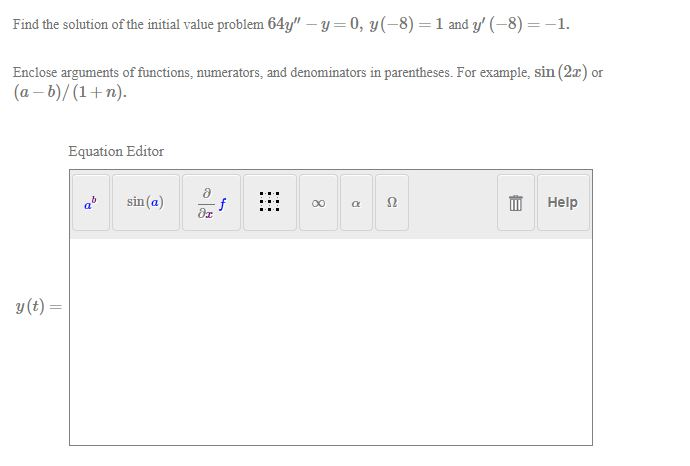 Solved Find the solution ofthe initial value problem | Chegg.com