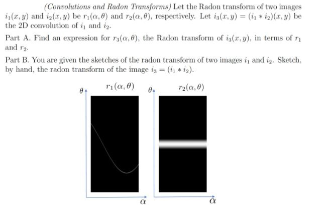 Question Related to Radon transform This is a | Chegg.com