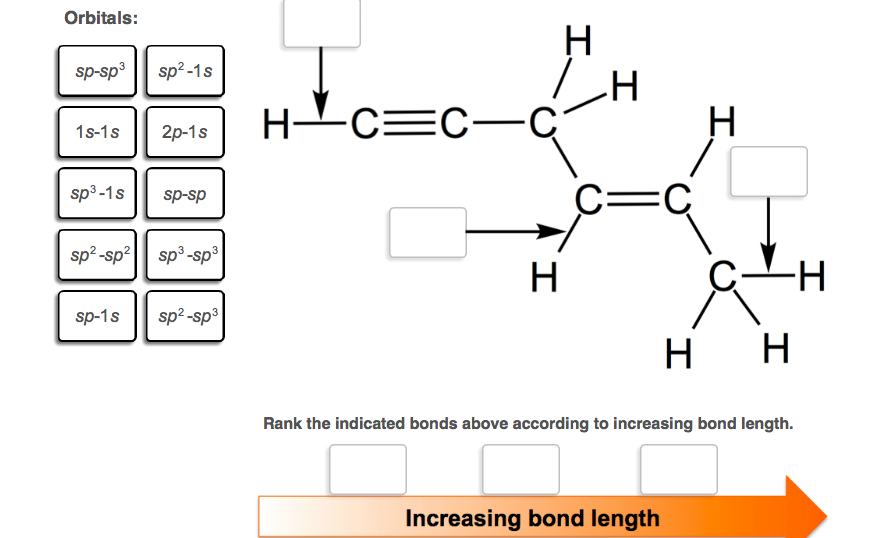 Solved Rank the indicated bonds above according to | Chegg.com