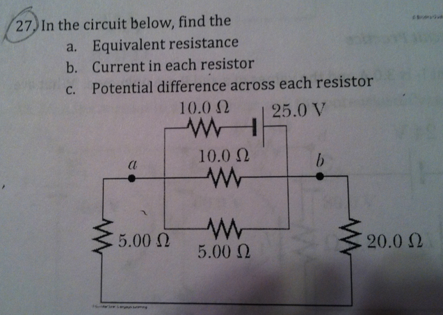 Solved In the circuit below, find the Equivalent resistance | Chegg.com