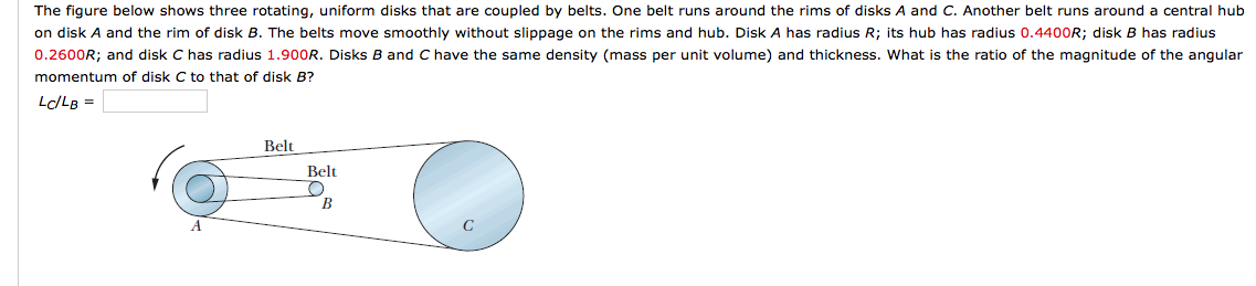 Solved The figure below shows three rotating, uniform disks | Chegg.com
