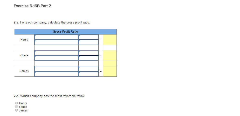 Solved Exercise 6-16B Calculate levels of profitability for | Chegg.com Solved Exercise 6-16B Calculate levels of profitability for | Chegg.com