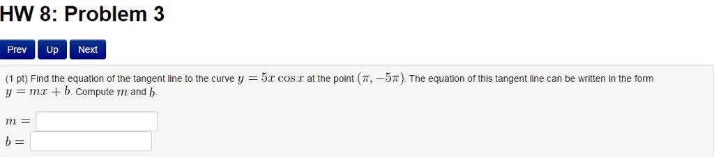 Solved Find the equation of the tangent line to the curve y | Chegg.com
