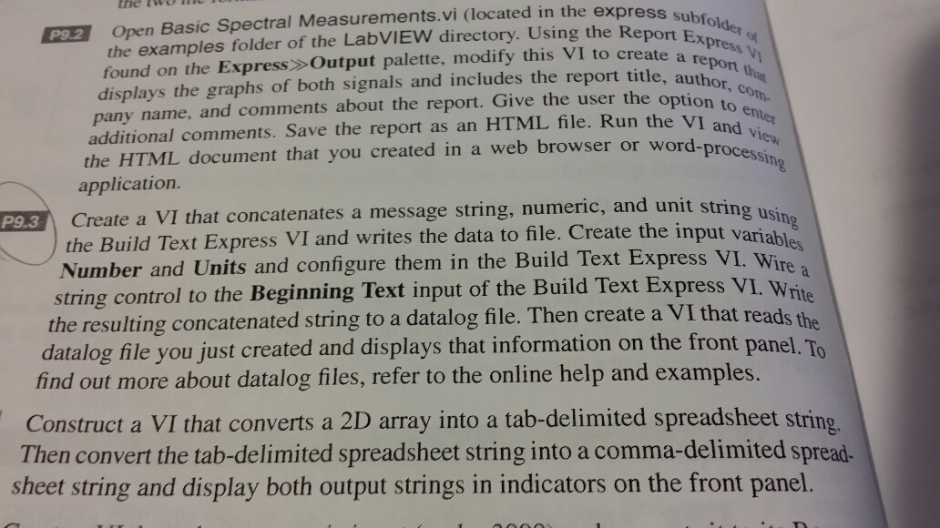Open Basic Spectral Measurements.vi(located in the | Chegg.com