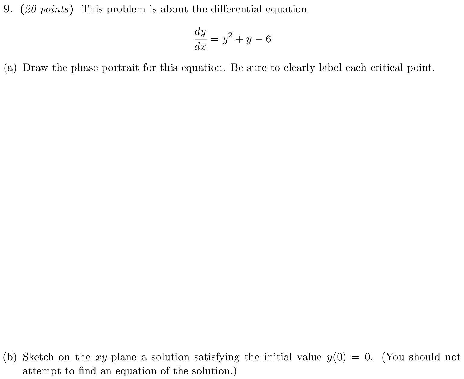Solved This problem is about the differential equation dy/dx | Chegg.com