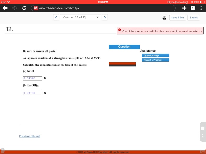 Solved These problems were marked wrong i've tried different | Chegg.com