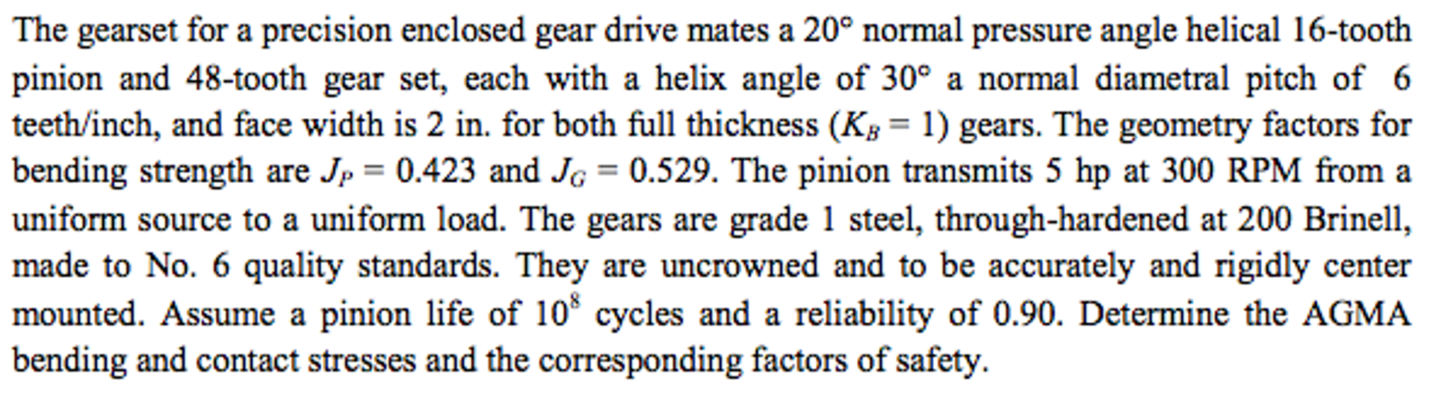 The gearset for a precision enclosed gear drive mates | Chegg.com