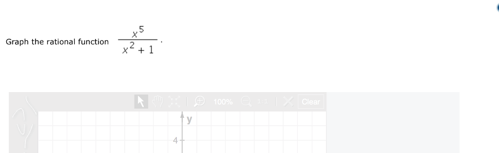 Solved Graph the rational function 4 | Chegg.com