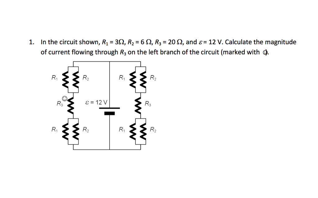 Solved In the circuit shown, R-362, R2-6 Ω, R,-20 Ω, and | Chegg.com