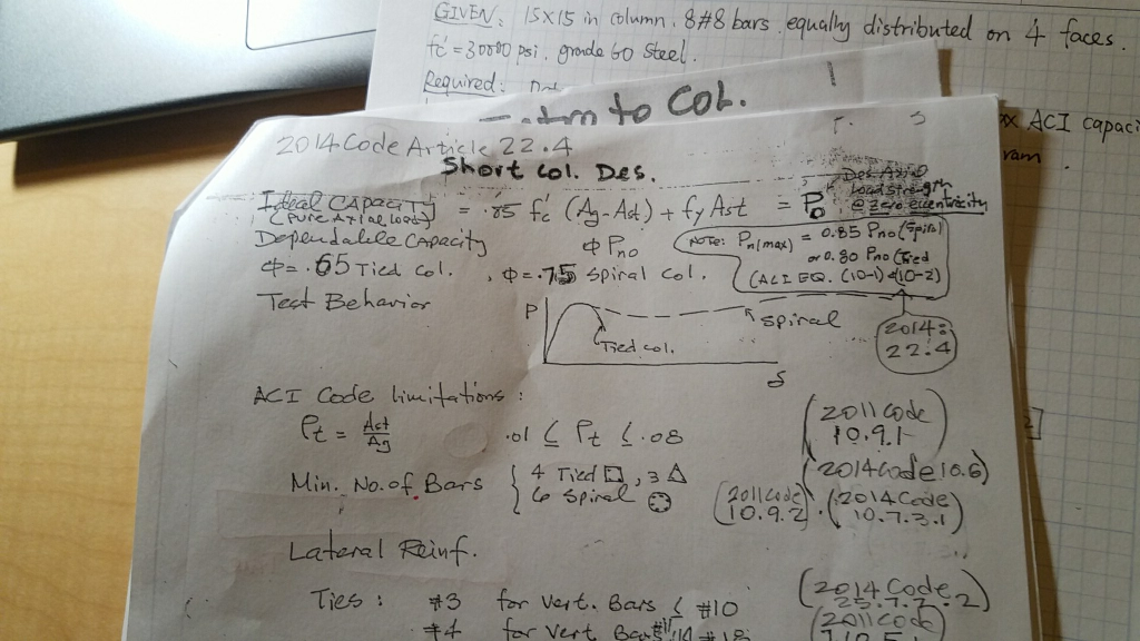 Solved Given: 15X15-in column, 8-#8 bars, equally | Chegg.com