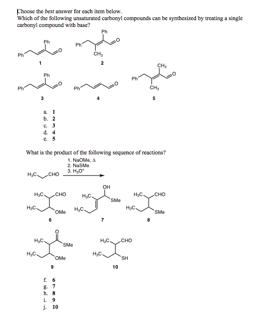 Solved Which of the following nucleophiles adds | Chegg.com