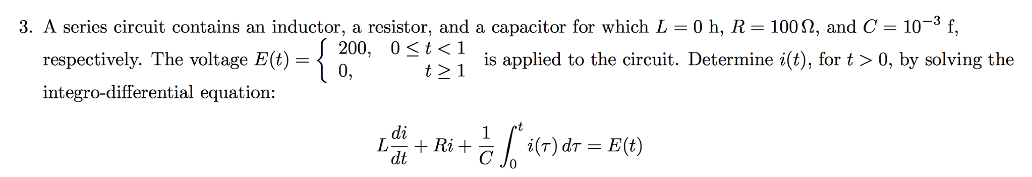 Solved A Series Circuit Contains An Inductor A Resistor
