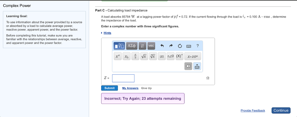 Solved To use information about the power provided by a | Chegg.com