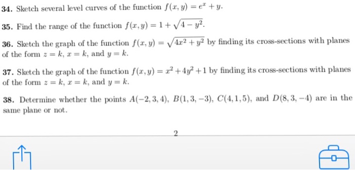 Solved Sketch several level curves of the function f(x, y) = | Chegg.com