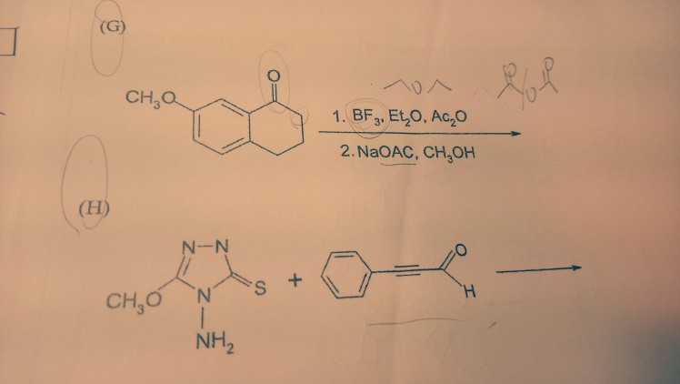 Solved CH3 1. BF3 Et,O, Ac2O 2, NaoAC, CH3OH (H N-N O N S NH | Chegg.com