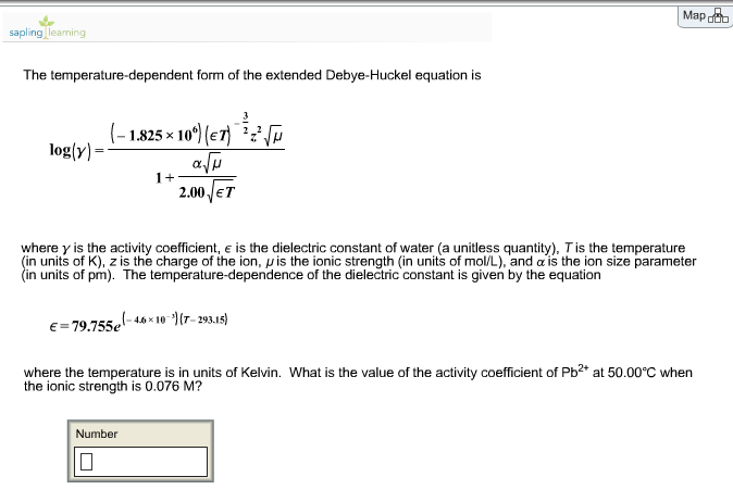 Map pling The temperature-dependent form of the | Chegg.com