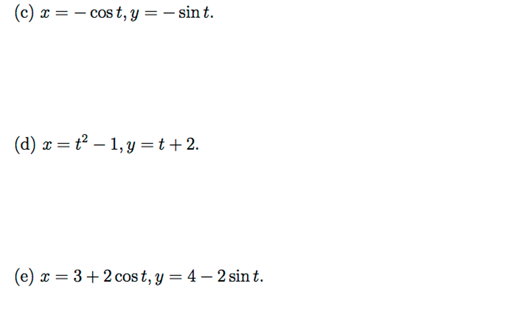 Solved Describe the curve and the motion given by the | Chegg.com