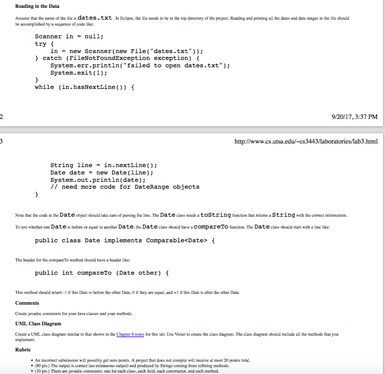 Solved Task The task is to read a file, which consists of | Chegg.com