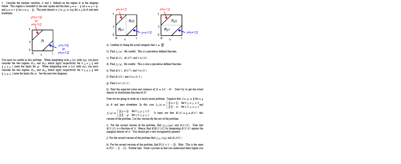 Consider The Random Variables X And Y Defined On The