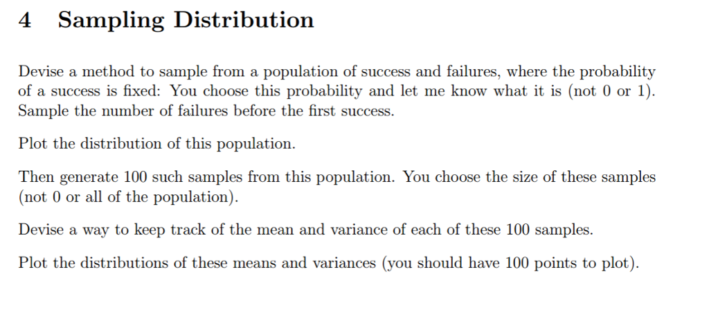 Solved Sampling Distribution Devise a method to sample from | Chegg.com
