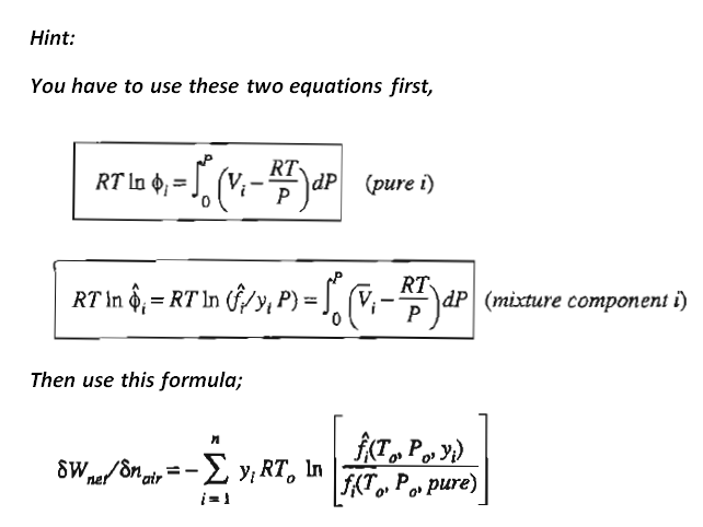 Solved Hint: You have to use these two equations first, RT | Chegg.com