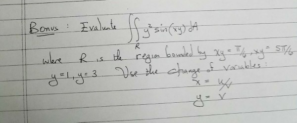 Solved Bonus. :-스.VA) ニST we r2s Vatiabl | Chegg.com