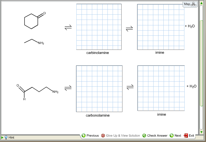 Solved Primary amines react with aldehydes and ketones under | Chegg.com