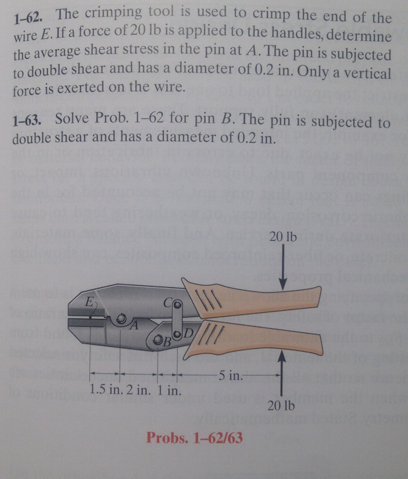 Solved The crimping tool is used to crimp the end of the | Chegg.com