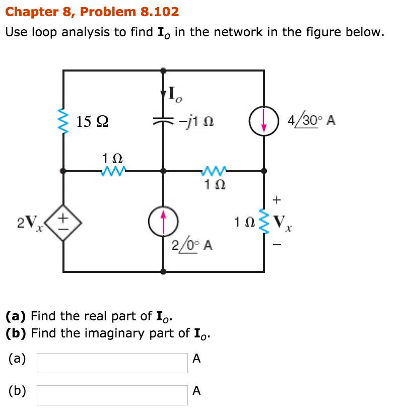 Solved Use Loop Analysis To Find Io In The Network In The