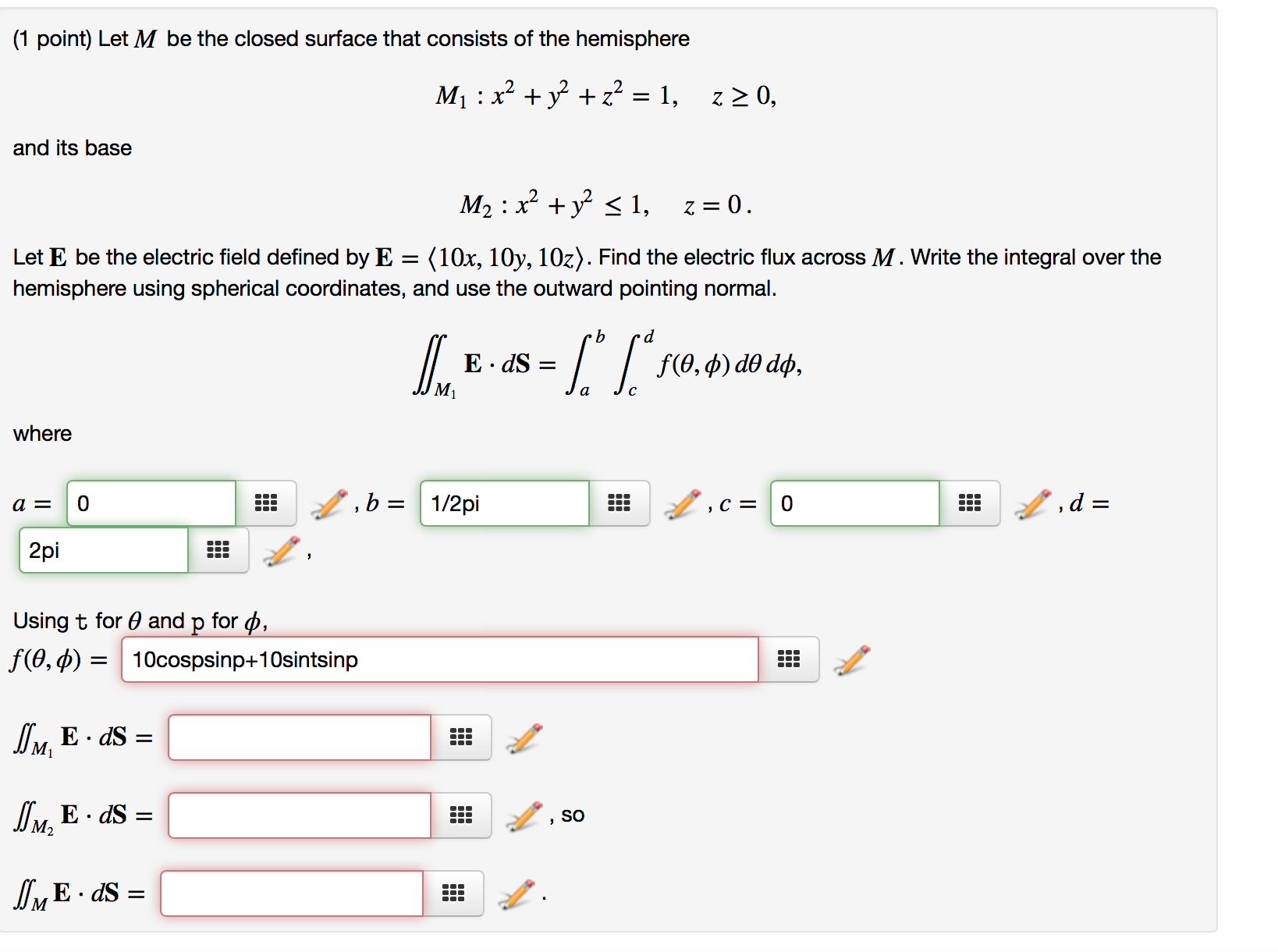 Solved Let M be the closed surface that consists of the | Chegg.com Solved Let M be the closed surface that consists of the | Chegg.com