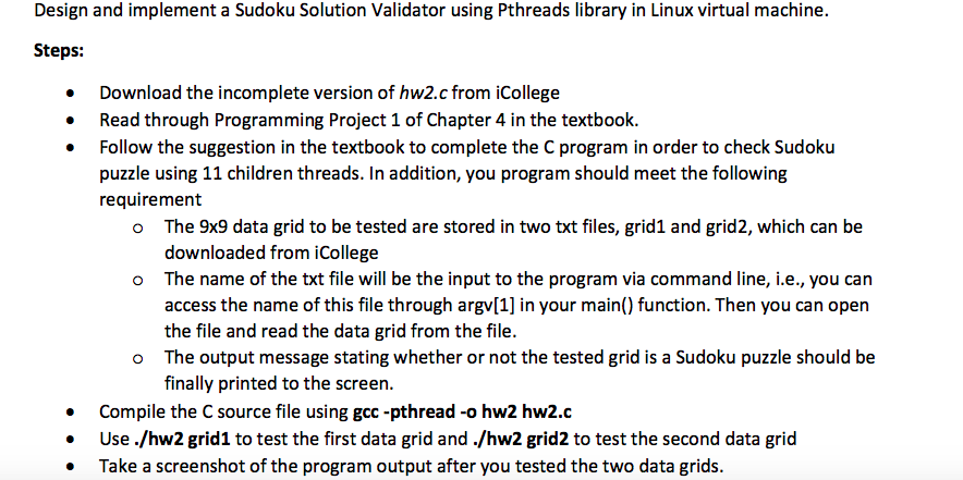 Design and implement a Sudoku Solution Validator | Chegg.com