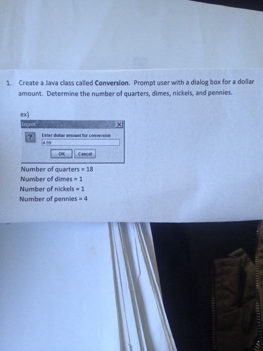 Solved Create a Java class called Conversion. Prompt user | Chegg.com