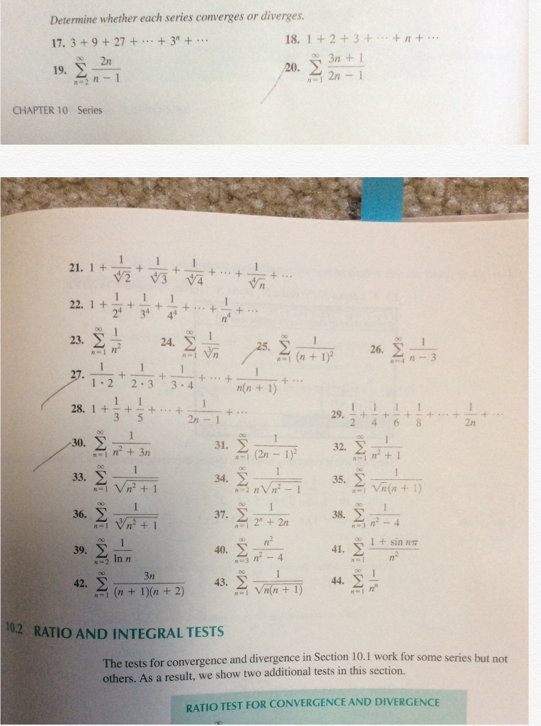 Solved Determine whether each series converges or diverges. | Chegg.com