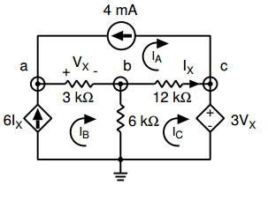 Solved Find the labeled node voltages and the voltage VX in | Chegg.com
