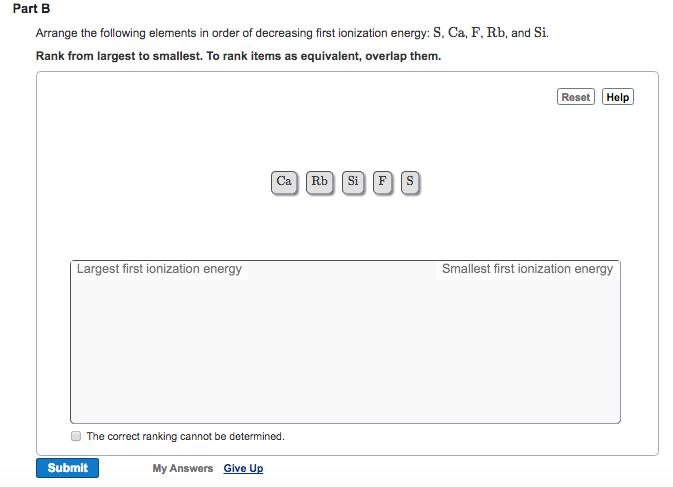 Solved On the basis of periodic trends, determine the | Chegg.com