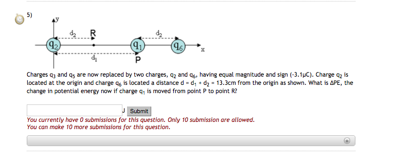 Solved A point charge q2 3.1 HC is fixed at the origin of a | Chegg.com