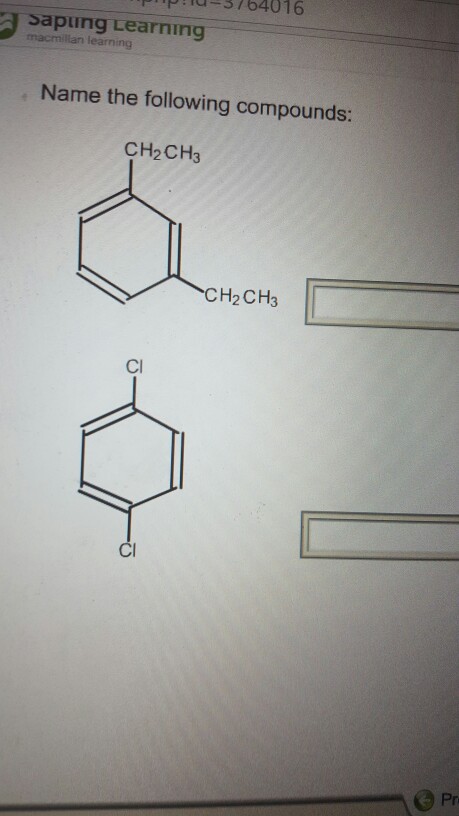 Solved 64016 3 sapung Learning Name the following compounds: | Chegg.com