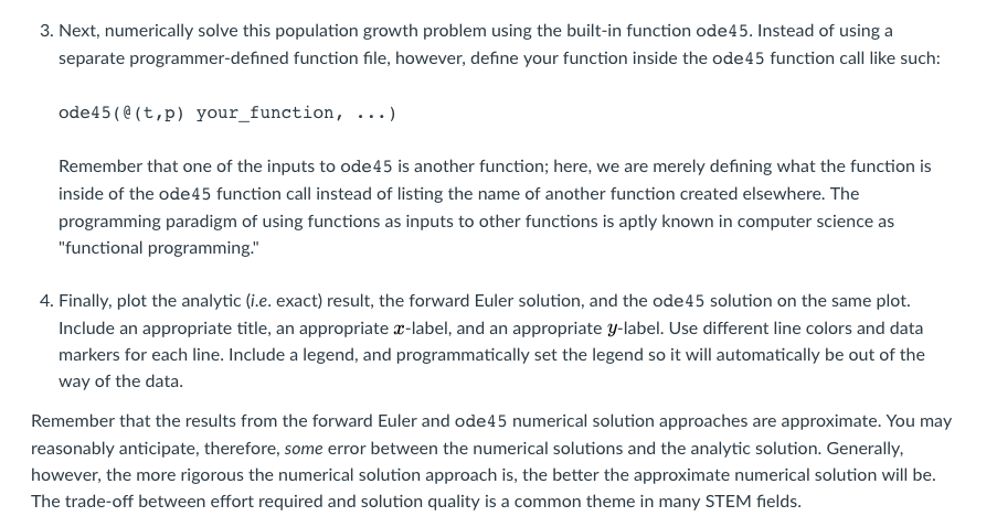 Solved Problem 4 (14 points) Population growth can be | Chegg.com
