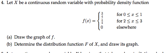 Solved Let X be a continuous random variable with | Chegg.com Solved Let X be a continuous random variable with | Chegg.com