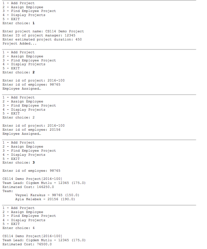 Write a java program that uses 4 classes, Employee, | Chegg.com