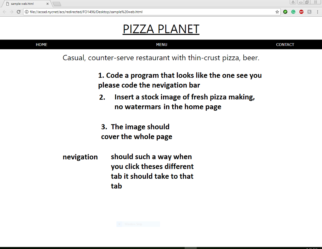 Solved sample web.html C | ⓘ | Chegg.com