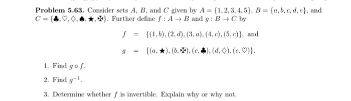 Solved Consider sets A, B. and C given by -4 = {1, 2, 3, 4, | Chegg.com