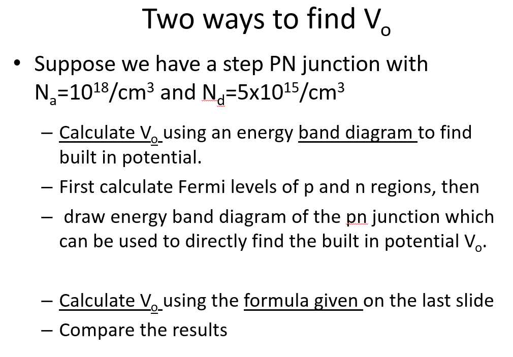 Solved Suppose we have a step PN junction with | Chegg.com