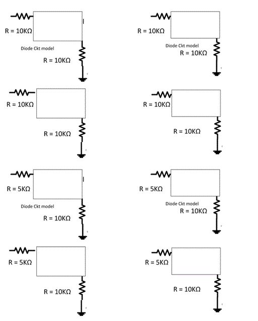 Solved Diode switching, given the following diode circuit | Chegg.com